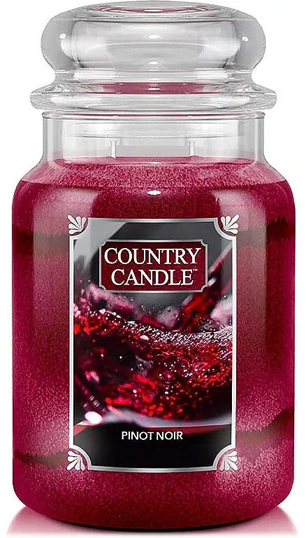 Country Candle – vonná svíčka Pinot Noir (Červené víno), 680 g