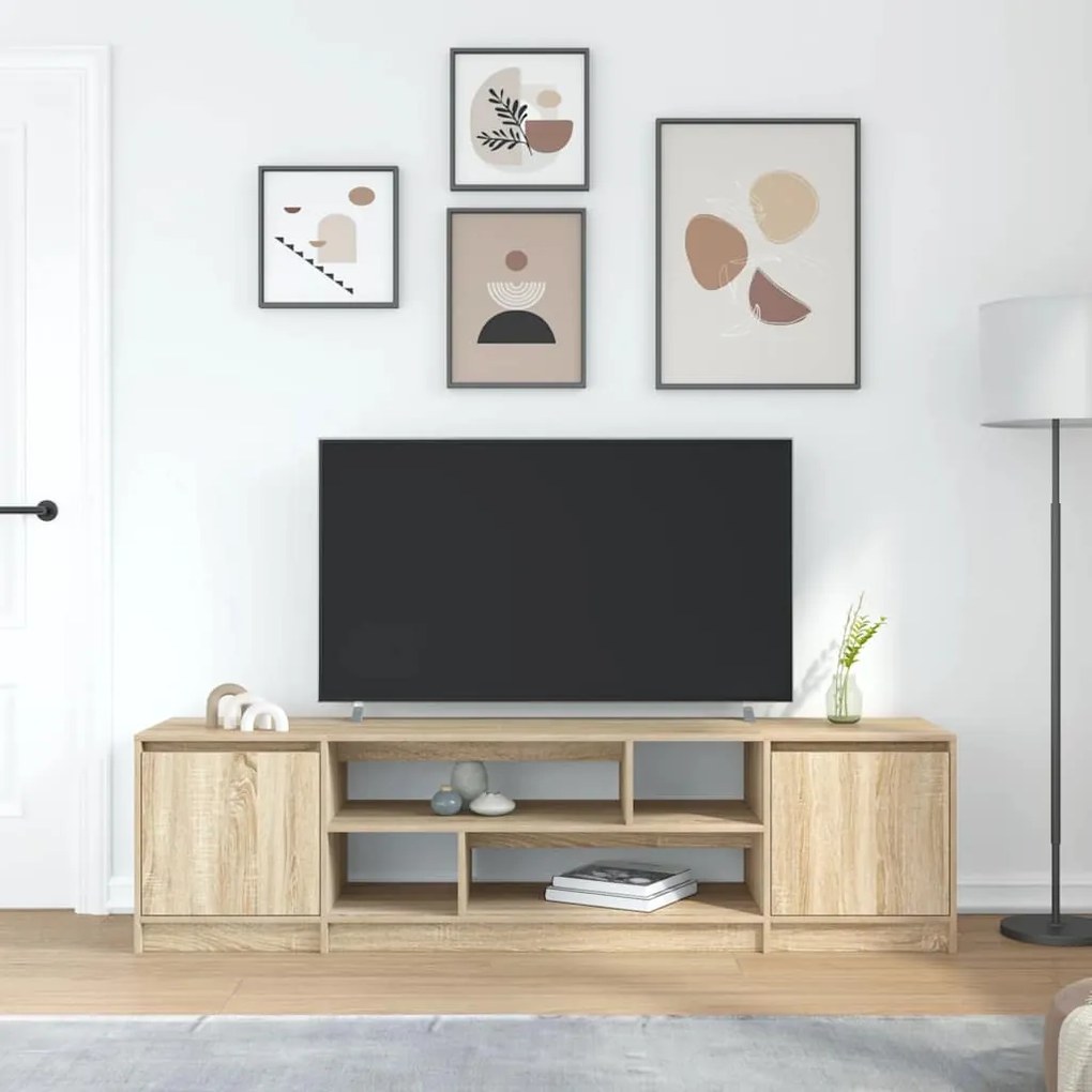 TV skříňka Sonoma Dub 188,5x41x50 cm kompozitní dřevo 3328419