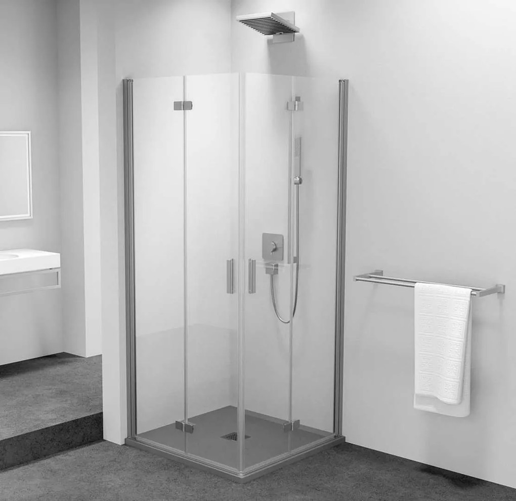 Polysan Zoom Line - Sprchový kout 70x70 cm, Antidrop, čiré sklo/chrom ZL4715L-02