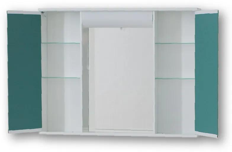 Olsen Spa Závěsná skříňka se zrcadlem LUMIX II, III Rozměr A - 70 cm, Rozměr B - 15 cm, Rozměr C - 55 cm - OLNPSE7055