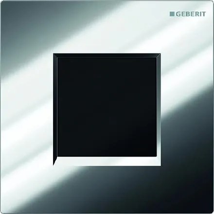 Geberit - Elektronické ovládání splachování pisoárů Typ 30, bateriové napájení, lesklý chrom 116.037.KH.1
