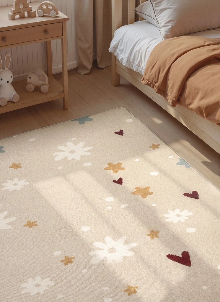 Hanse Home, Dětský koberec Adventures 106423 Beige Multicolor, 120x170, vícebarevná, dětský pokoj