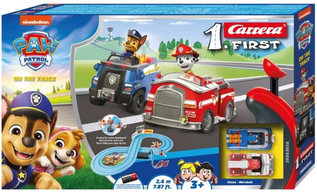 Závodní dráha Carrera First 20063056 Paw Patrol - On the Track 2,4m