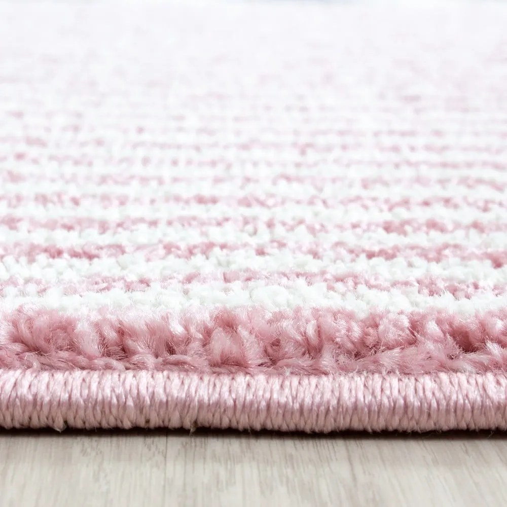 Růžovo-šedý dětský koberec 140x200 cm Kids – Ayyildiz Carpets