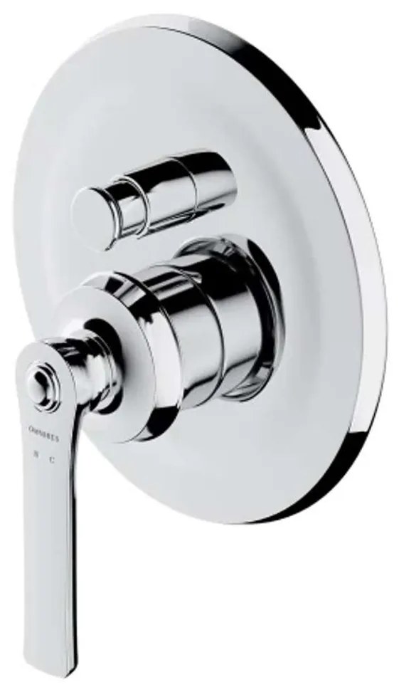 OMNIRES Armance - Baterie pod omítku, pro 2 spotřebiče, s tělesem, chrom AM5235CR