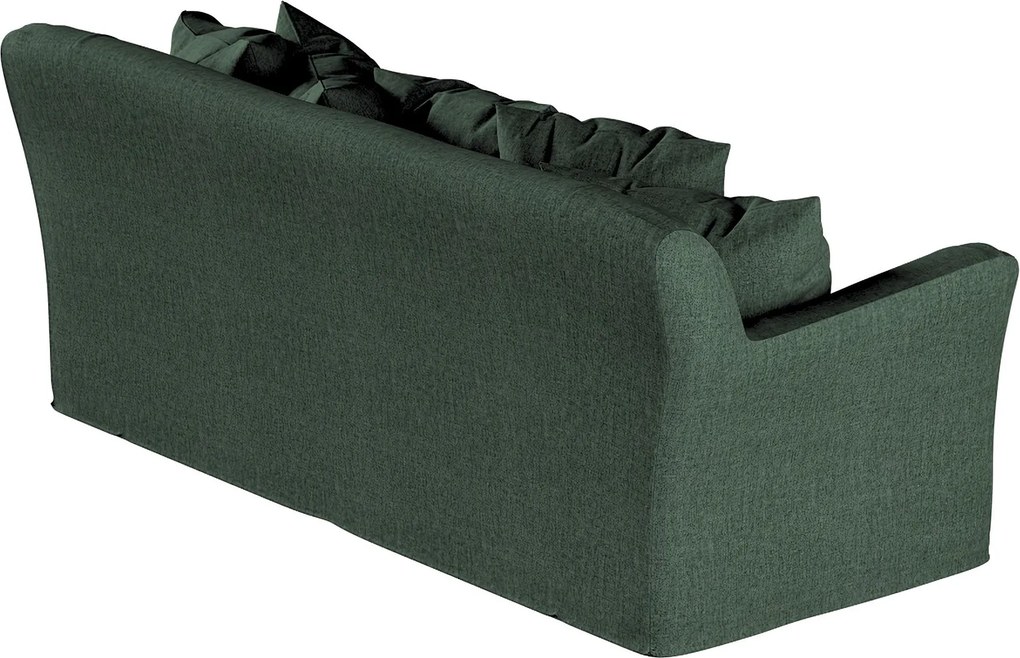 Potah na pohovku IKEA Tomelilla 3-místná nerozkládací barva zelená látka pletený vzor