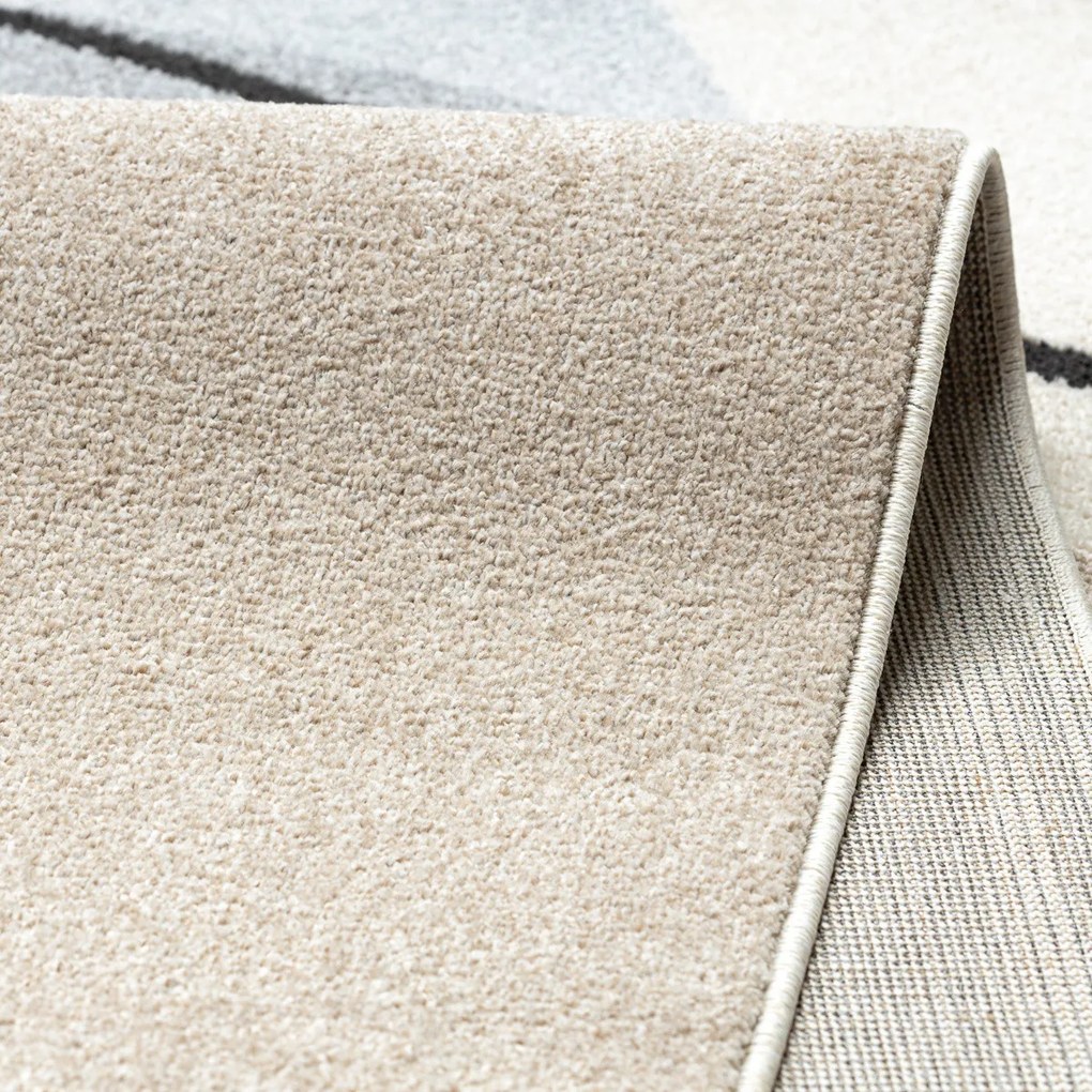 Dywany Łuszczów, Kusový koberec Fusion 9213 cream/beige, 80x150, béžová, kancelář