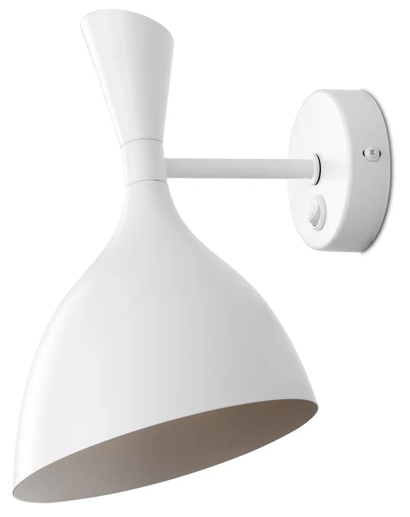 Light for home - Nástěnné svítidlo v bílém provedení 10411 "TURIN", 1x40W, E14, Bílá