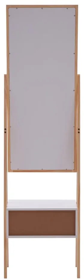 Stojací zrcadlo s dřevěným rámem 45x160 cm Rostok – Premier Housewares