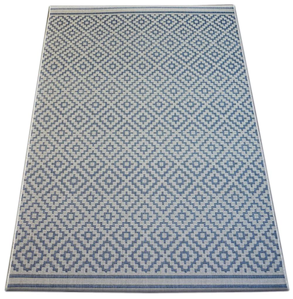 Kusový koberec Flat Diamont šedý 120x170
