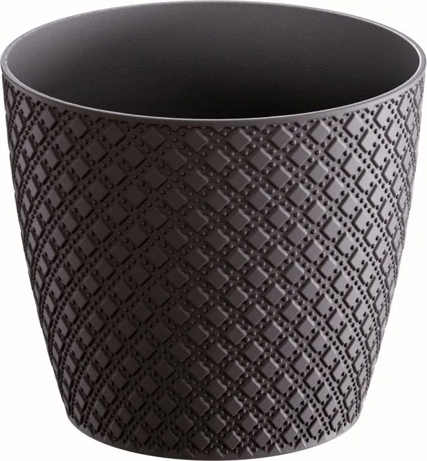 PRO Květináč ORIENT antracit 25,8cm