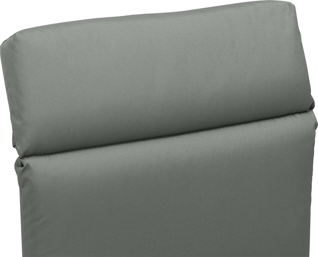 Polštář na lehátko Outsunny Polštář na zahradní lehátko polyester tmavě šedý 196 x 55 x 8 cm | Aosom