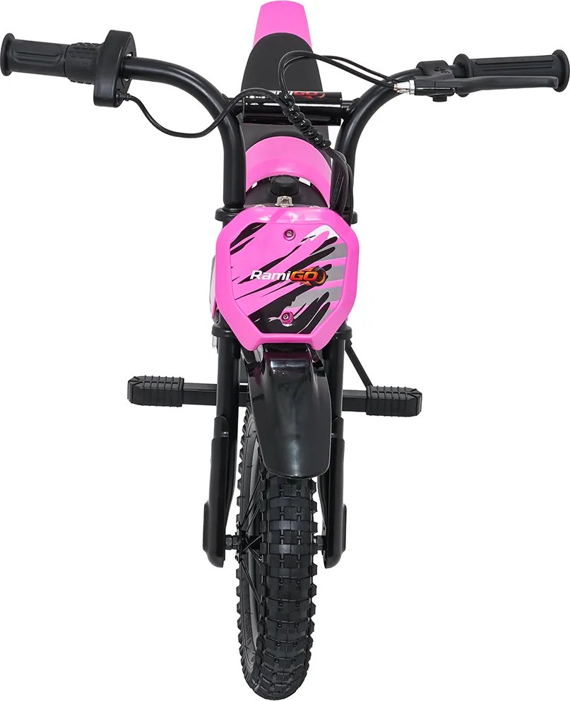 Ramiz Dětský elektrický motocykl SHARK růžový
