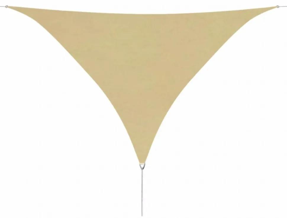Plachta proti slunci oxfordská látka trojúhelník 3,6 x 3,6 x 3,6 m Dekorhome Oranžová