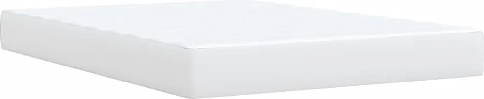 Box spring postel s matrací bílá 140 x 190 cm umělá kůže 3285210
