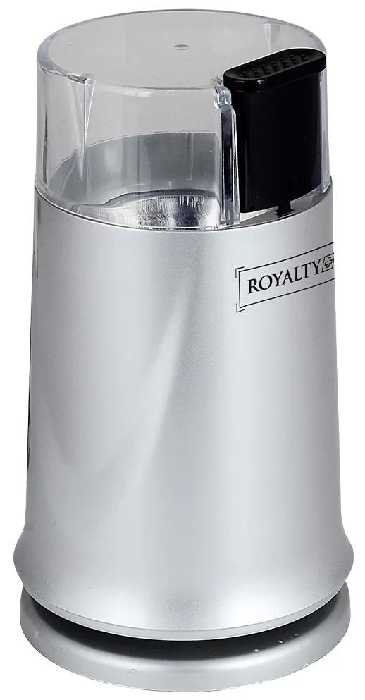 Elektrický mlýnek na kávu / koření Royalty Line / RL-CG150-3 / stříbrná