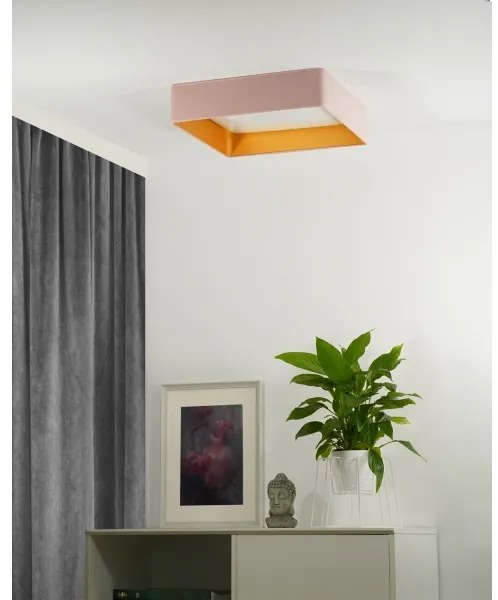 Brilagi - LED Stmívatelné svítidlo VELVET SQUARE LED/24W/230V + DO růžová