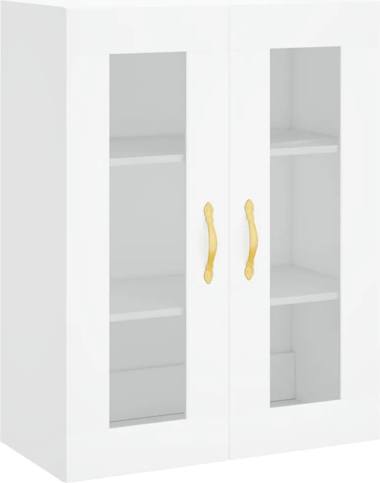 Skříň highboard bílá 69,5 x 34 x 180 cm kompozitní dřevo 3198641