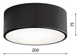 Brilagi - Stropní svítidlo CLARE 1xE27/40W/230V pr. 20 cm černá