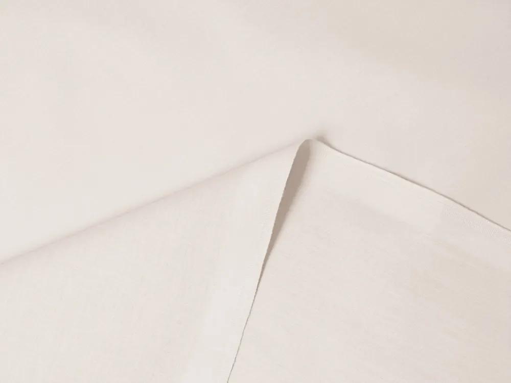 Biante Bavlněný běhoun na stůl Torino TON-001 Smetanově bílý 35x160 cm