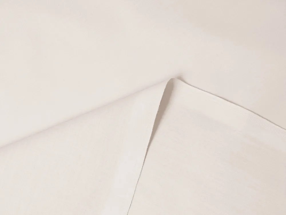 Biante Bavlněný běhoun na stůl Torino TON-001 Smetanově bílý 45x140 cm