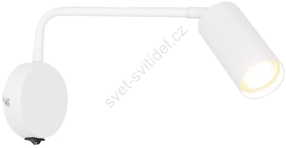 Candellux Nástěnná lampička TINA 1xGU10/15W/230V bílá CA0538