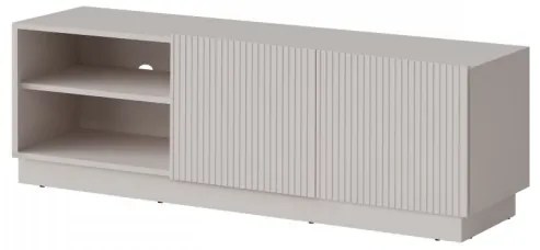 TV stolek/skříňka Ceroza 150 2D, Barva: černá