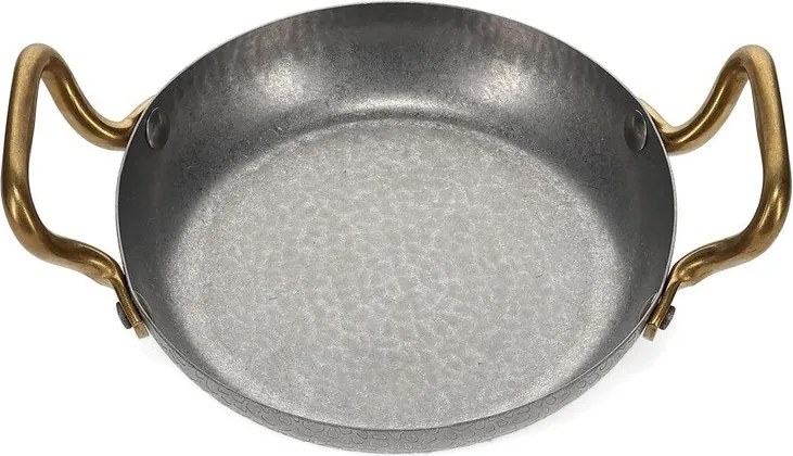 Servírovací kovový talíř ve stříbrné barvě ø 18 cm Serve – BonBistro