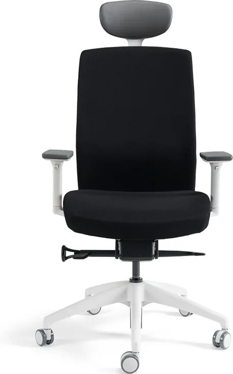 Office Pro Kancelářská ergonomická židle BESTUHL J2 WHITE SP — více barev, s podhlavníkem Modrá 214