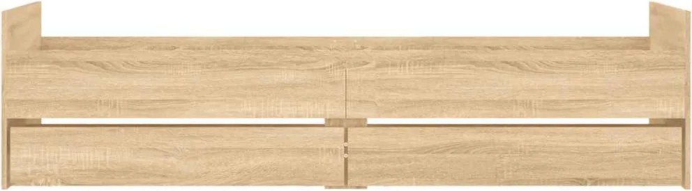 Rám postele se zásuvkami dub sonoma 100 x 200 cm 3207366