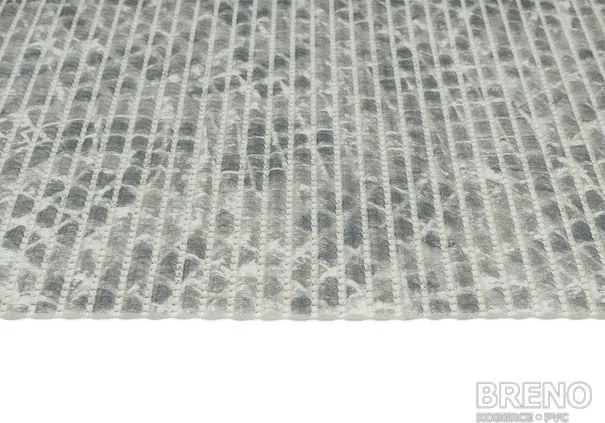 Breno Koupelnová pěnová předložka SOFTY-TEX 79832.2 mozaiková dlažba, šíře 65 cm, Šedá
