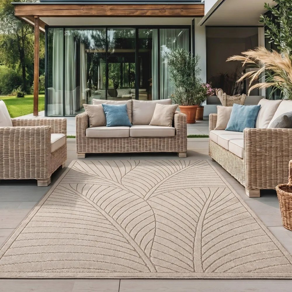 Béžový vnitřní a venkovní koberec 140x200 cm Nova 1203 – Ayyildiz Carpets
