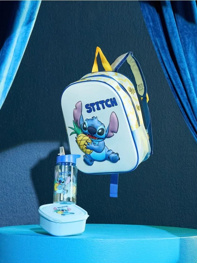 Sinsay - Snídaňový set s batohem – láhev na pití a svačinový box Lilo & Stitch 3 pack - vícebarevná