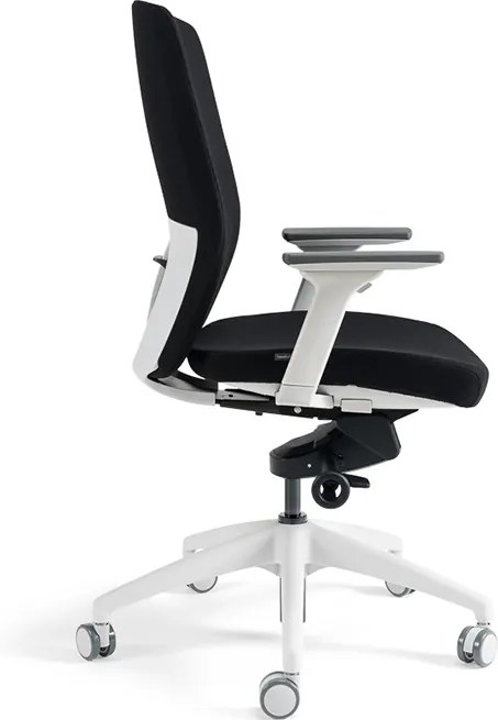 Kancelářská ergonomická židle BESTUHL J2 WHITE BP — více barev, bez podhlavníku Černá 201