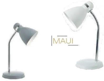 ACA DECOR Retro stolní lampa Maui, bílá barva