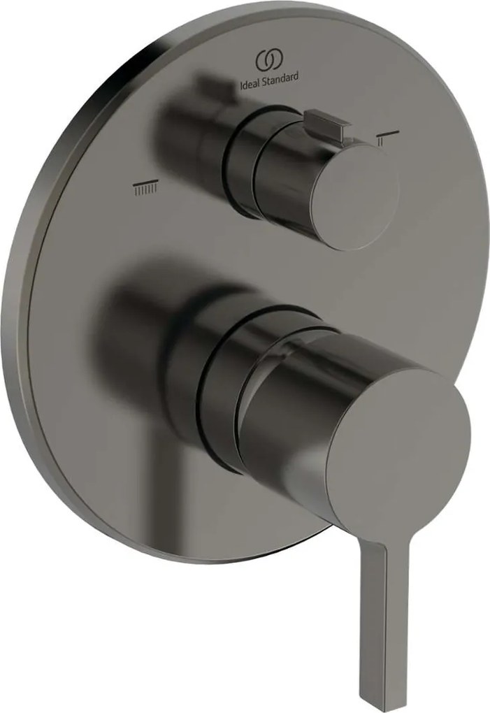 Ideal Standard Joy - Baterie pod omítku, pro 2 spotřebiče, Magnetic Grey A8727A5