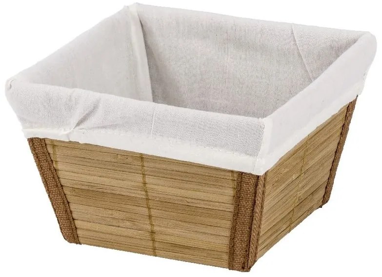 Bambusový košík Wenko Bamboo, šířka 15 cm