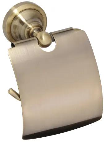 držák toaletního papíru s krytem RETRO bronz 144112017 Bemeta
