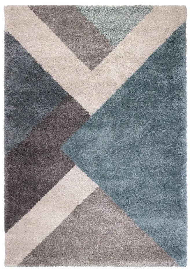 Modro-šedý koberec Flair Rugs Zula, 160 x 230 cm