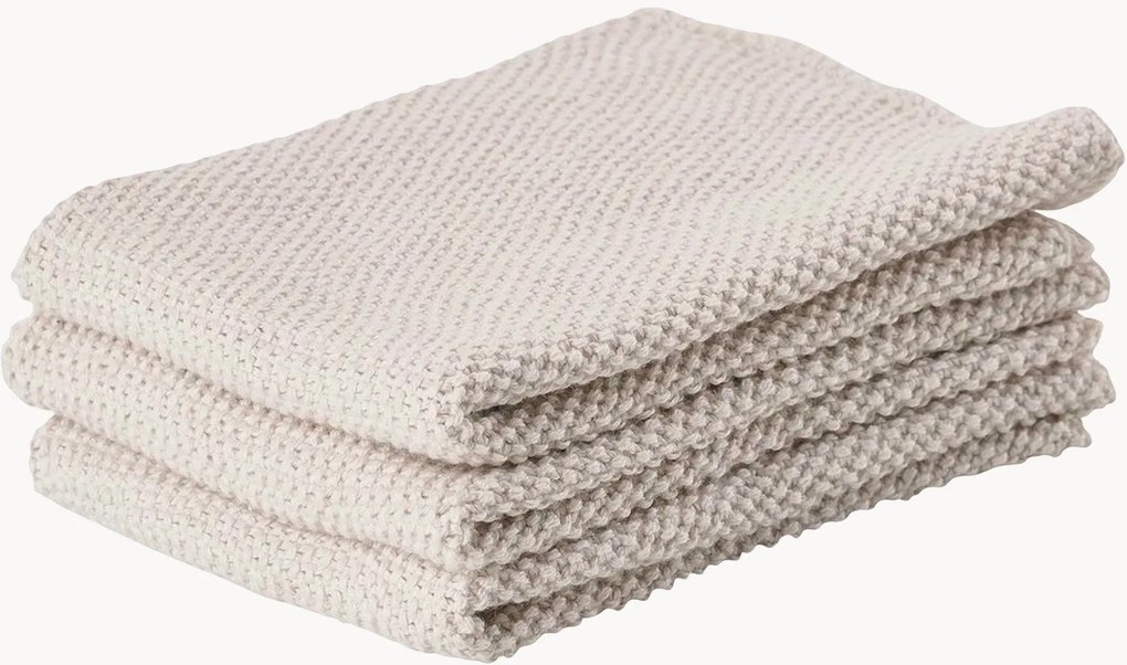 Sada kuchyňských utěrek Warm Grey, 3 díly