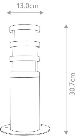 Elstead HORNBAEK-PED - Venkovní lampa HOLBORN 1xE27/60W/230V IP44