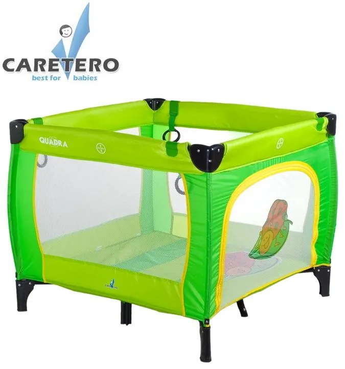 Dětská skládací ohrádka CARETERO Quadra green
