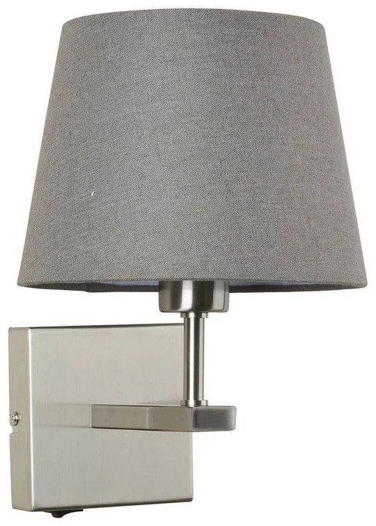 Nástěnná lampička s vypínačem NORTE, šedá Italux Norte WL-1122-1-A-SN-RO-GR