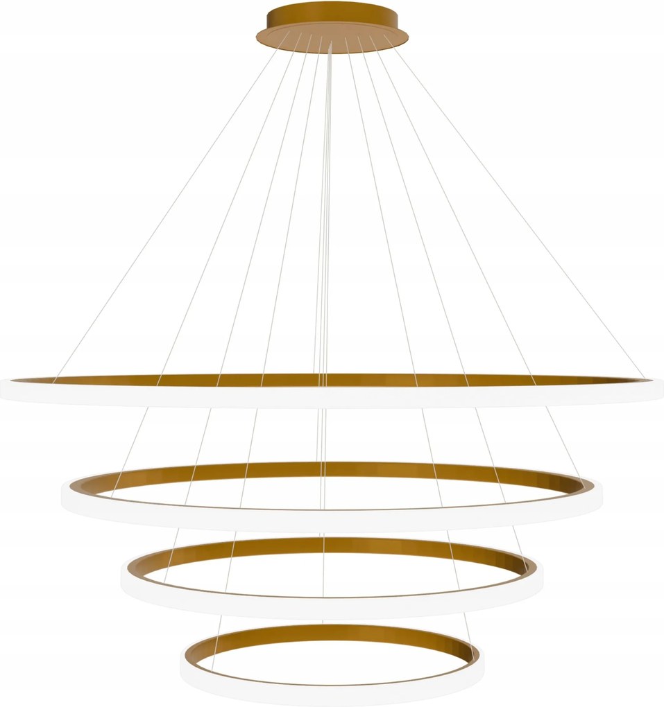 Toolight Závěsná lampa LHJ010-CP4 Brush Gold