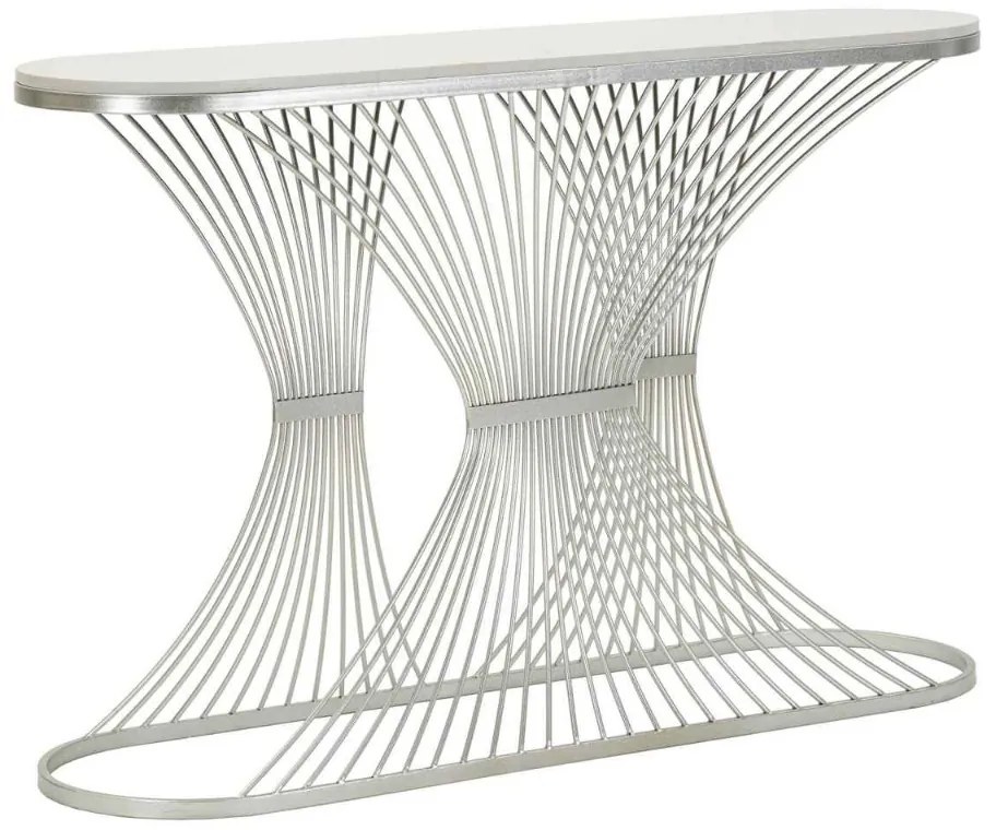 Designová konzole Harshad 120 cm stříbrná