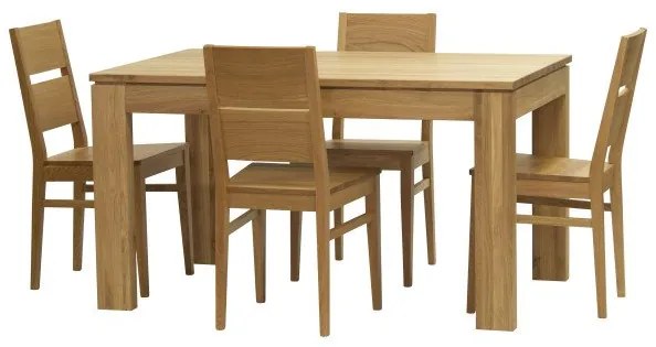 STIMA Jídelní set DM 016 Classic-Orly - (š/v/h) 140 x 90 x 78 cm + 4 židle