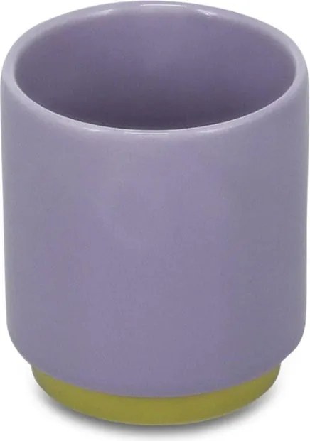Zelený/fialový kameninový šálek 270 ml Duo – ONA