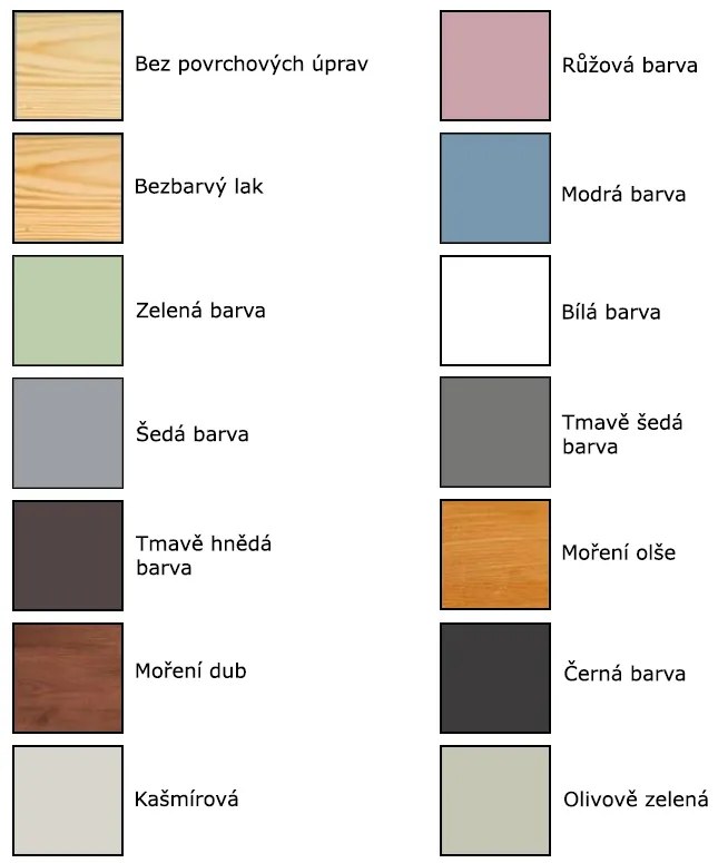 Odnímatelná zábrana z masivu - typ A - 80 cm