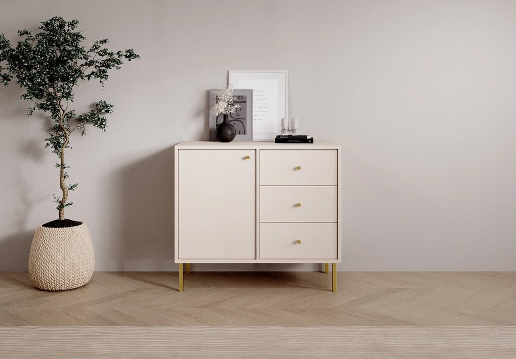 ADRK Furniture Komoda 1D 3S Tili ADRK-CHES-TIL-1D-3S-BS