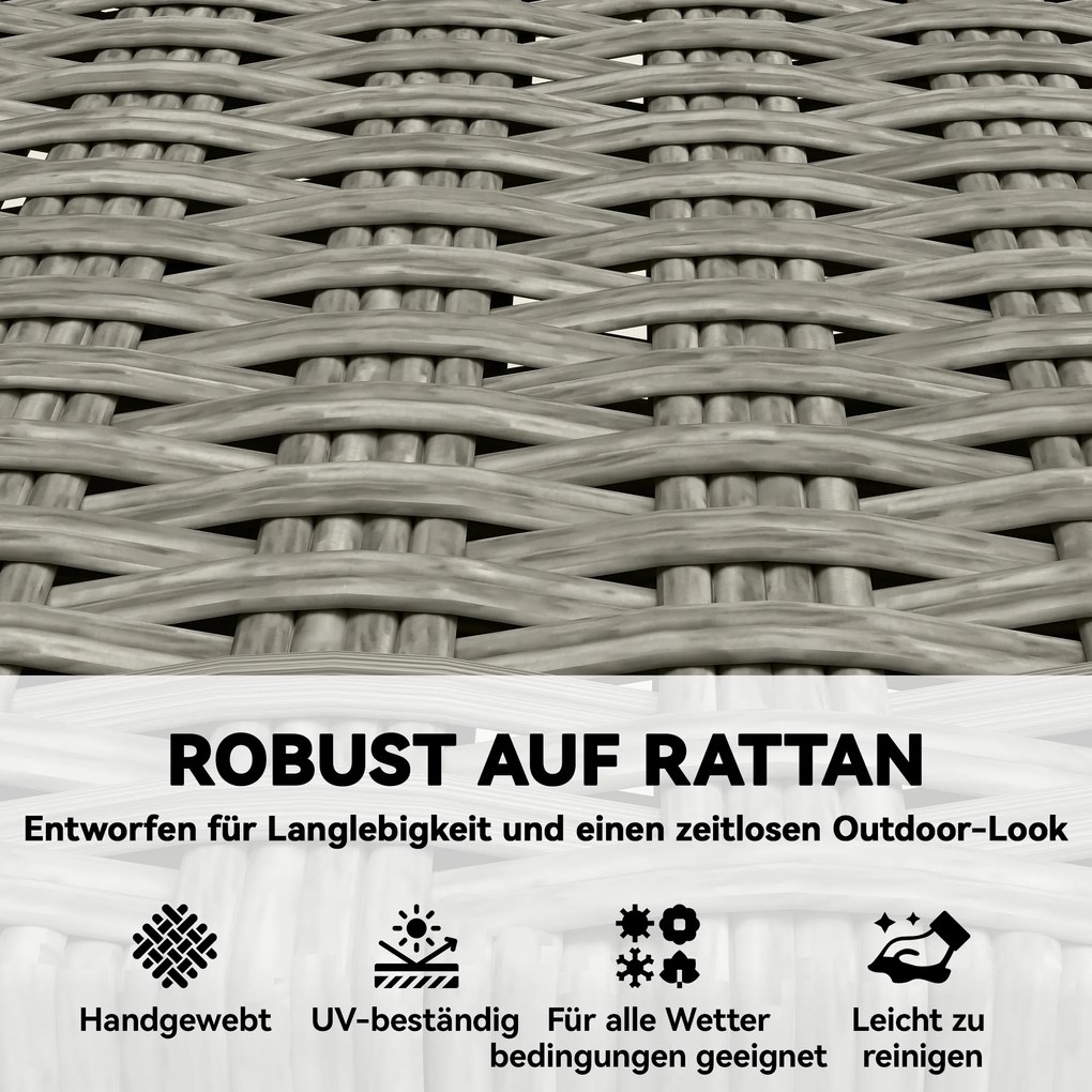 Zahradní židle 2 kusy FSC skládací židle s prodyšným sedákem pohodlná výška sedáku z masivního dřeva a polyratanu